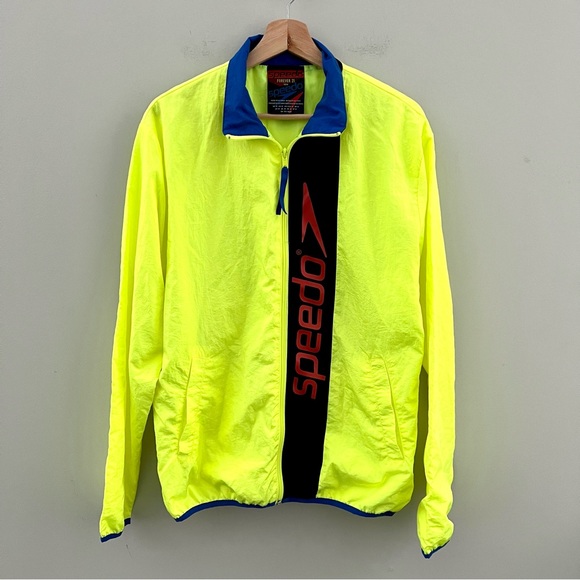 Speedo | Jackets & Coats | Speedo X Forever 2 Fluorescent Zip Logo ...